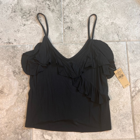 American Eagle Outfitters | Tops | Nwt American Eagle Soft Sexy Flutter Ruffle Tank Top | Poshmark
